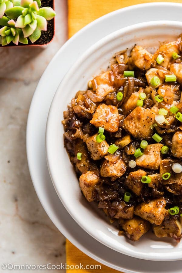 Stir Fried Chicken with Black Bean Sauce (豉汁干葱爆鸡球) | Omnivore's Cookbook Stir Fried Chicken with Black Bean Sauce (豉汁干葱爆鸡球) | Omnivore's Cookbook