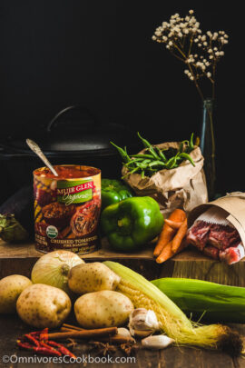 Northern Vegetable Stew with Pork in Hot Sauce (乱炖) - Omnivore's Cookbook