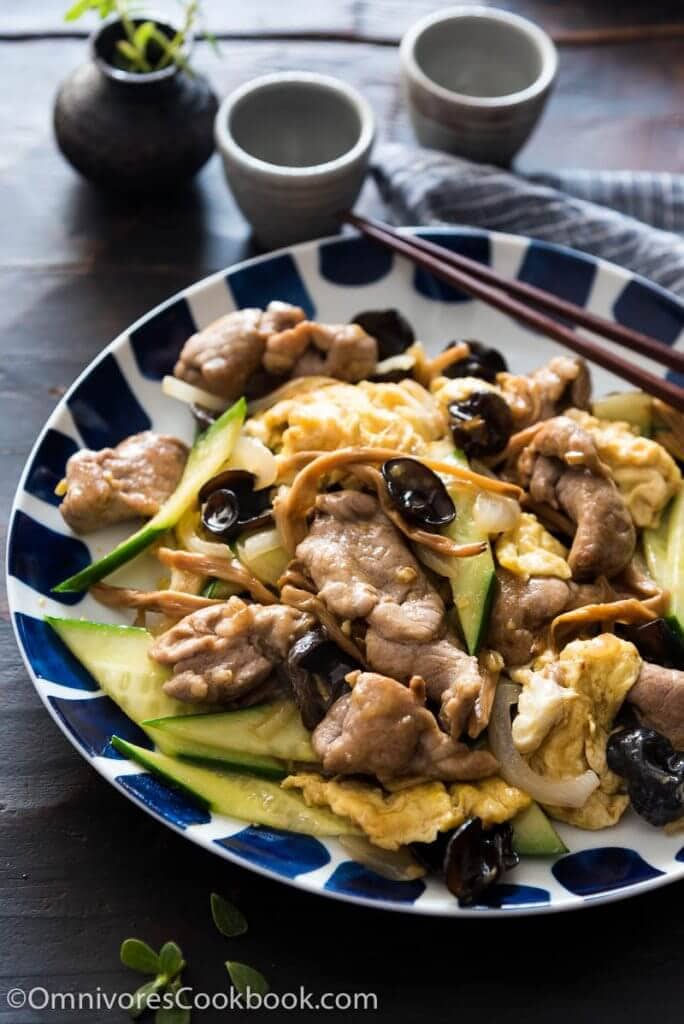 Real-Deal Moo Shu Pork (木犀肉) - Omnivore's Cookbook