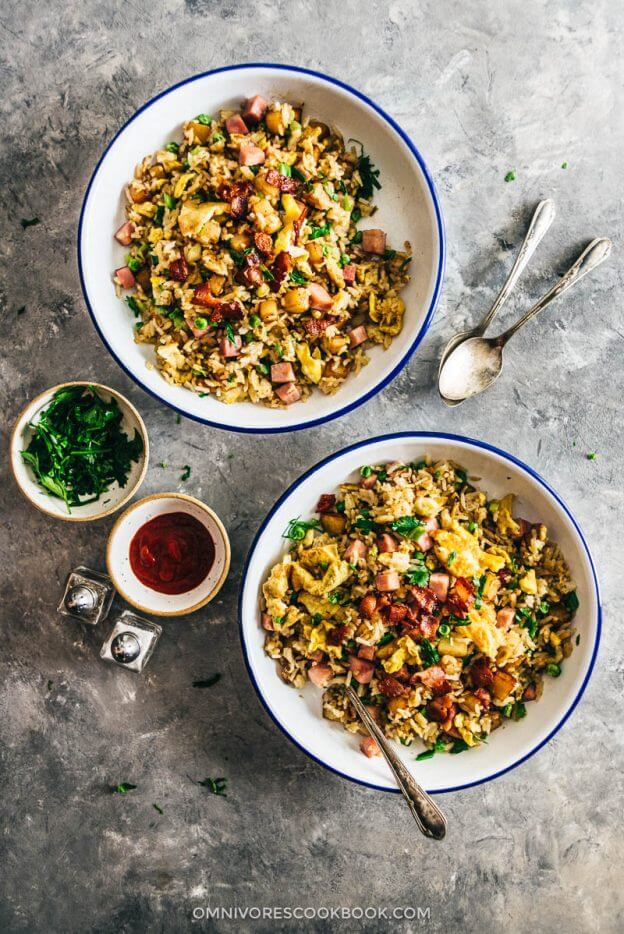 Potato Fried Rice (土豆炒饭) - Omnivore's Cookbook