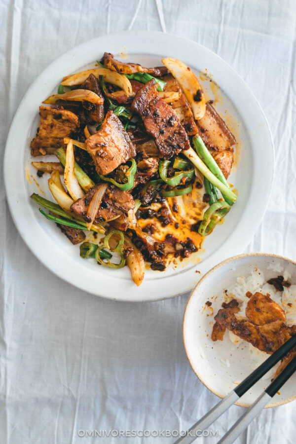 Twice Cooked Pork (回锅肉) & A Sauce Recipe - Omnivore's Cookbook