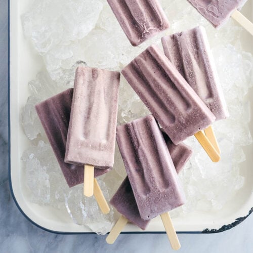 Creamy Red Bean Popsicles (红豆冰棍) - Omnivore's Cookbook
