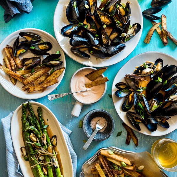 Steamed Mussels with Ginger Oyster Sauce - Omnivore's Cookbook