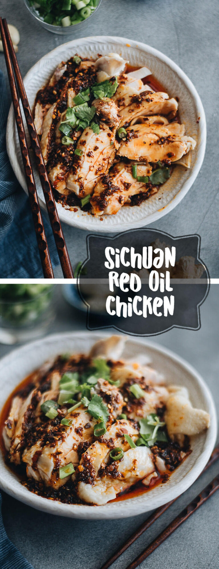 Real-Deal Sichuan Chicken in Red Oil Sauce (口水鸡, Saliva Chicken ...