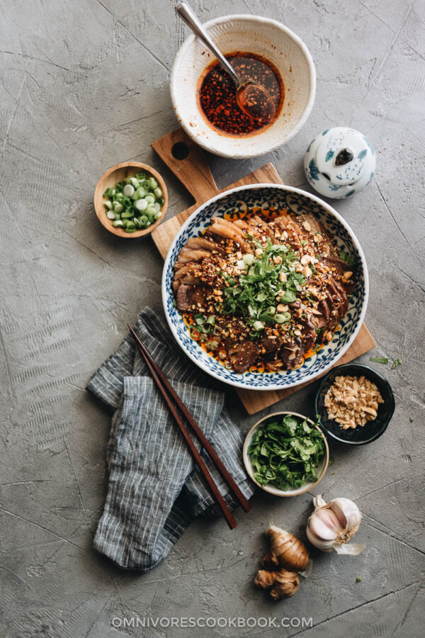 Fu Qi Fei Pian (Sichuan Sliced Beef in Chili Sauce, 夫妻肺片) - Omnivore's ...