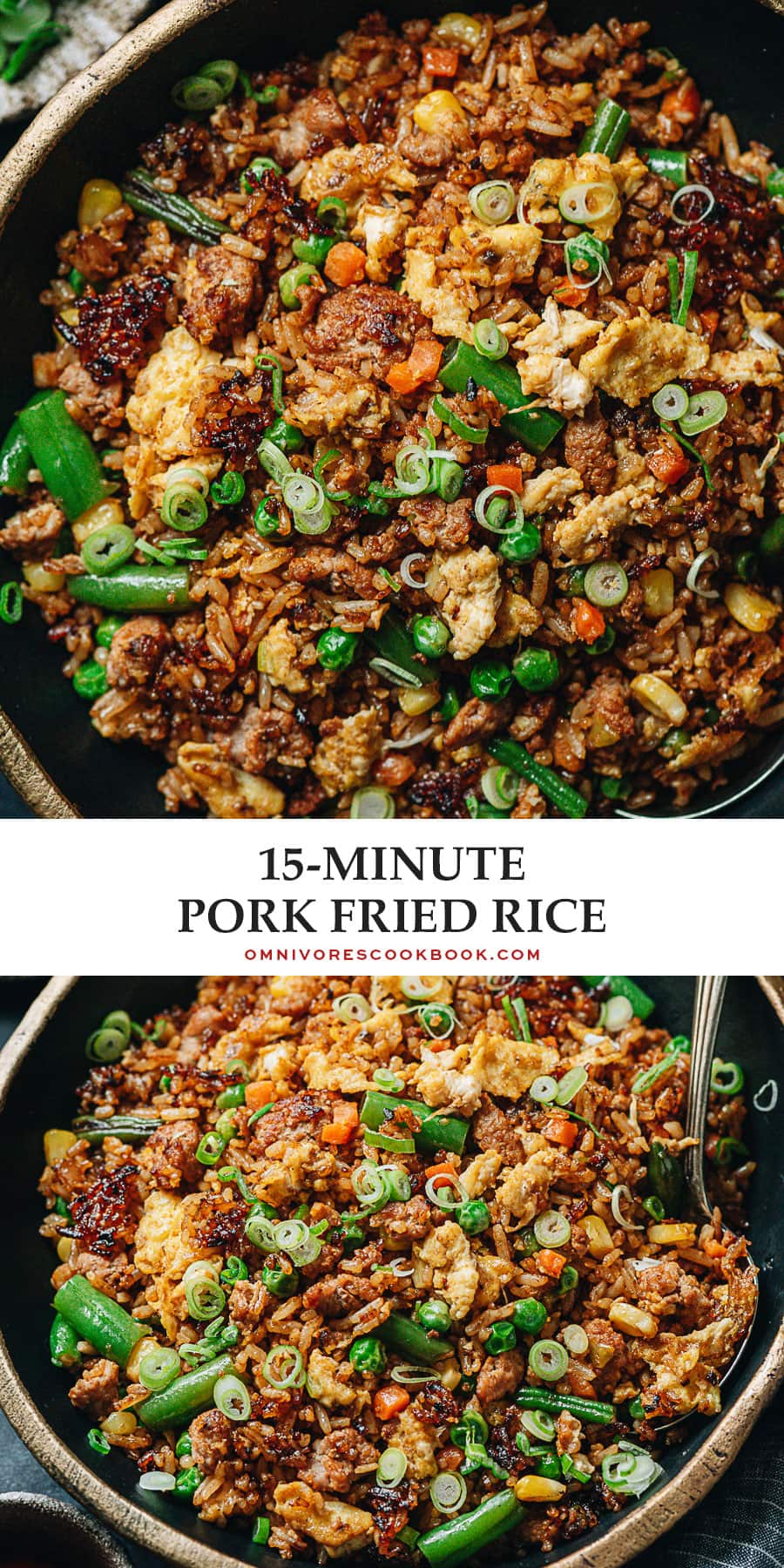 15-Minute Pork Fried Rice - Omnivore's Cookbook