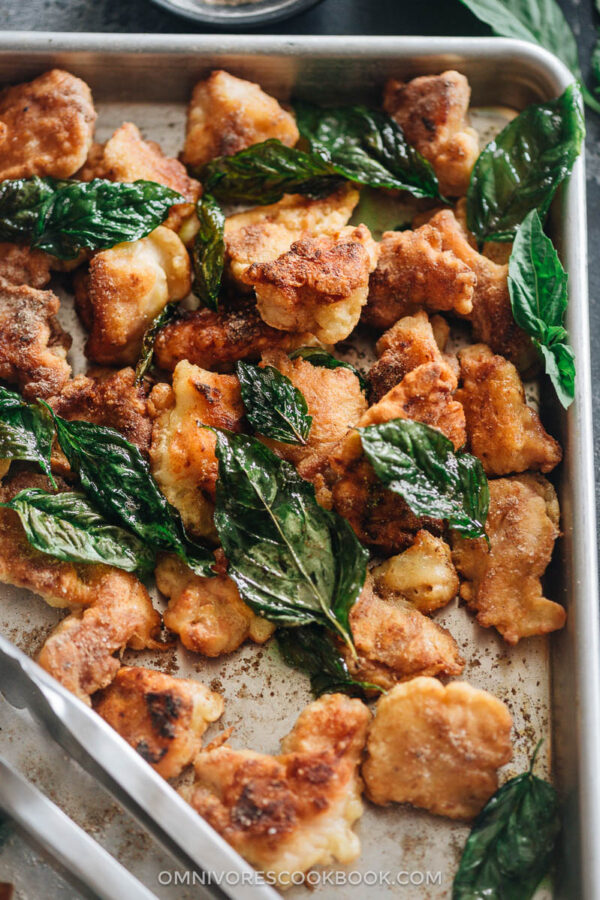 Salt And Pepper Chicken Without Deep Frying 椒盐鸡 Omnivores Cookbook