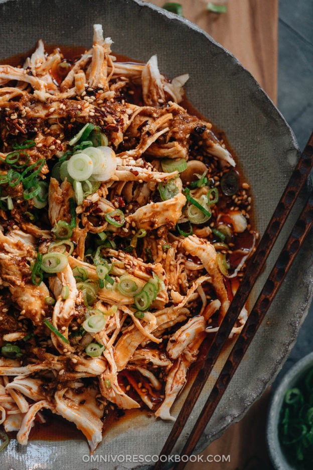Chinese Bang Bang Chicken (棒棒鸡) - Omnivore's Cookbook