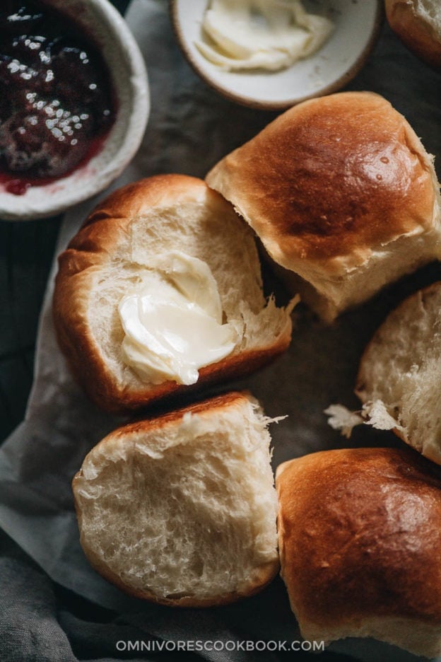 Easy Milk Bread Rolls - Omnivore's Cookbook