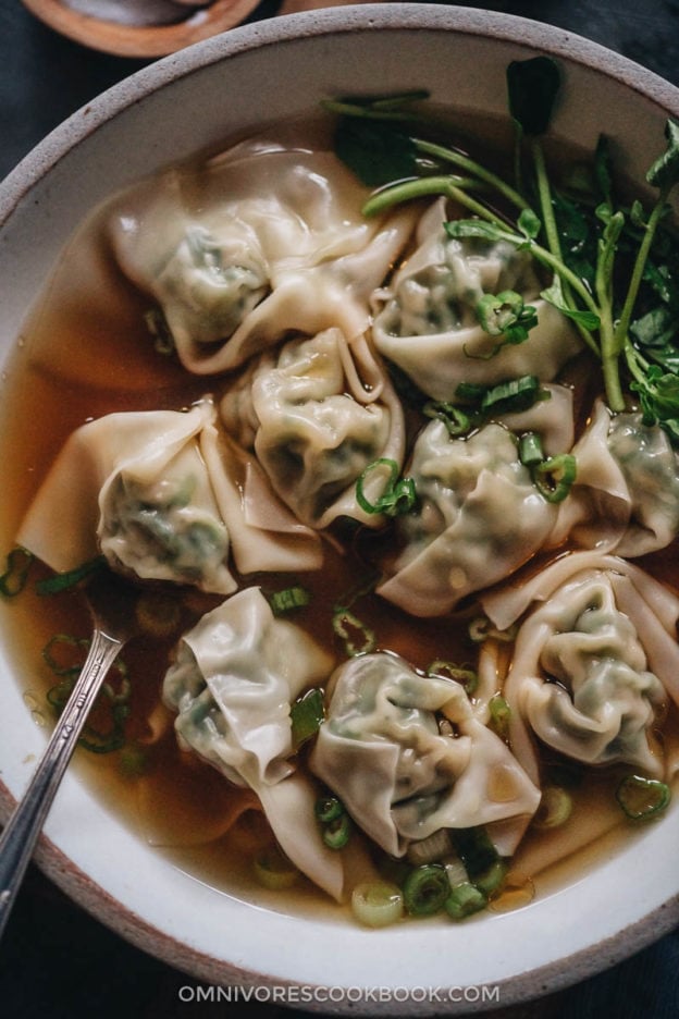 Wonton Char Siu Noodle Soup (叉烧云吞面) - Omnivore's Cookbook