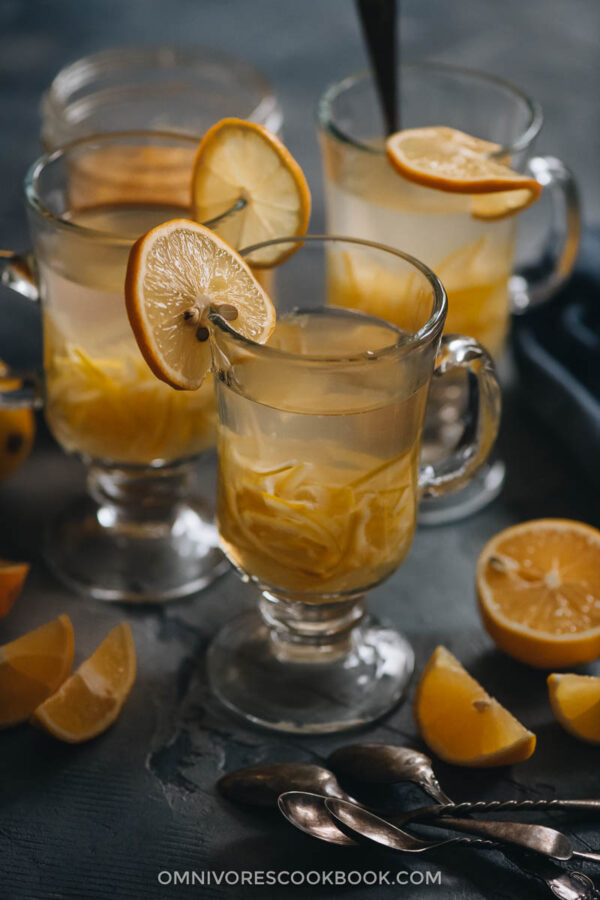 Easy Citron Tea (Made with Meyer Lemons) - Omnivore's Cookbook