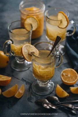 Easy Citron Tea (Made with Meyer Lemons) - Omnivore's Cookbook