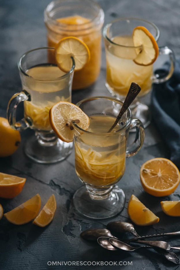 Easy Citron Tea (Made with Meyer Lemons) - Omnivore's Cookbook