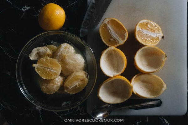 Easy Citron Tea (Made with Meyer Lemons) - Omnivore's Cookbook