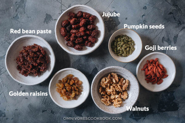 Eight Treasure Rice (八宝饭, Chinese Rice Pudding) - Omnivore's Cookbook