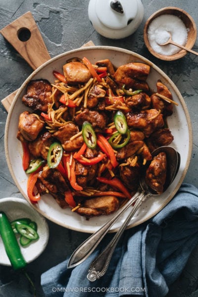 Ginger Chicken Stir Fry - Omnivore's Cookbook