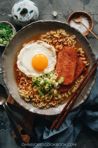 10-Minute Spam Ramen - Omnivore's Cookbook