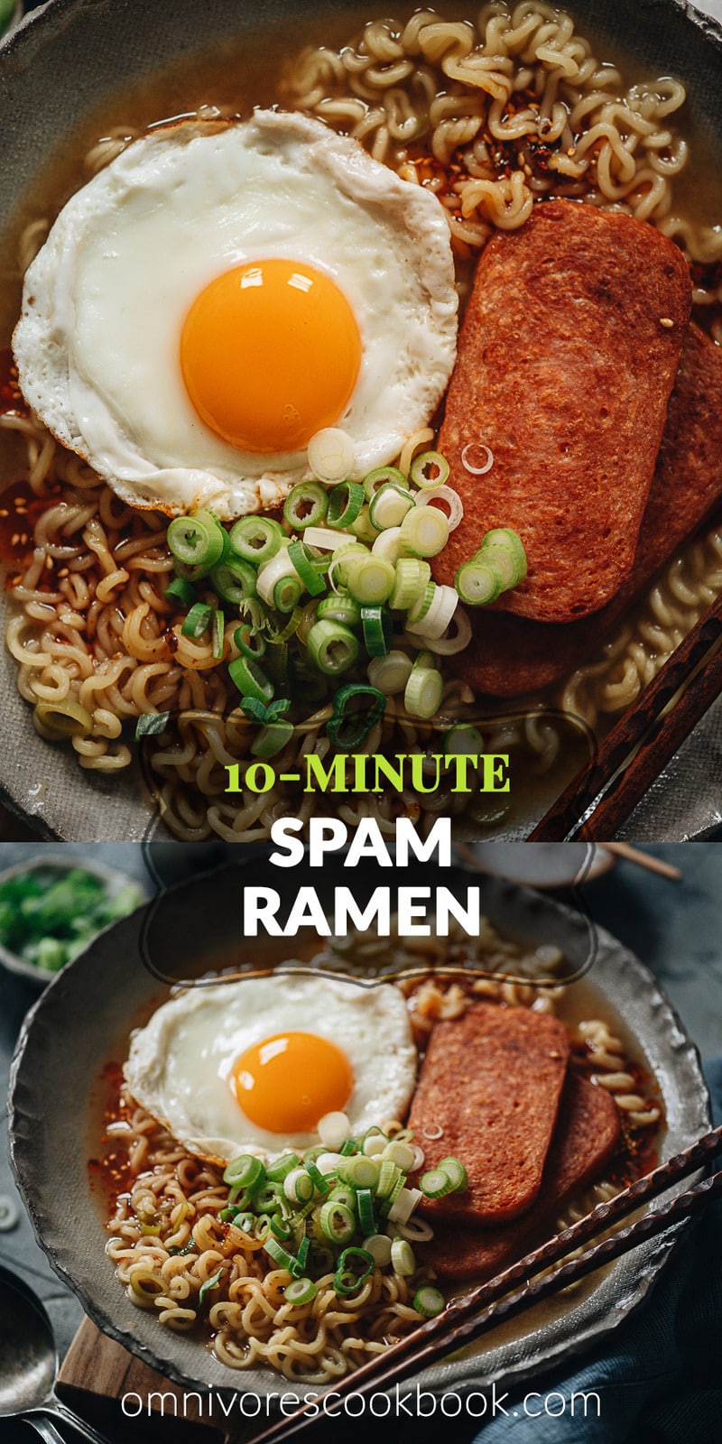 10-Minute Spam Ramen - Omnivore's Cookbook