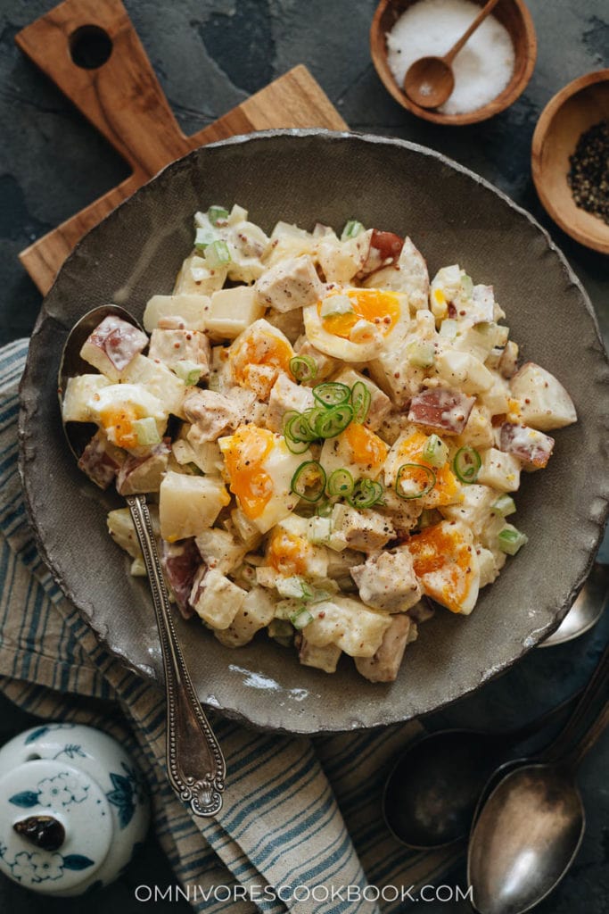 Creamy Chicken Potato Salad Omnivores Cookbook