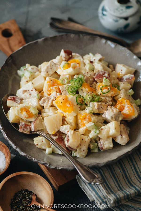 Creamy Chicken Potato Salad - Omnivore's Cookbook