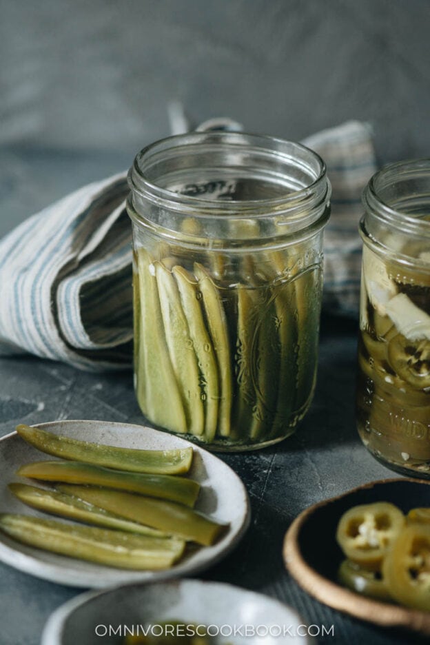 Chinese Pickled Peppers (Quick Pickled Pao Jiao) - Omnivore's Cookbook
