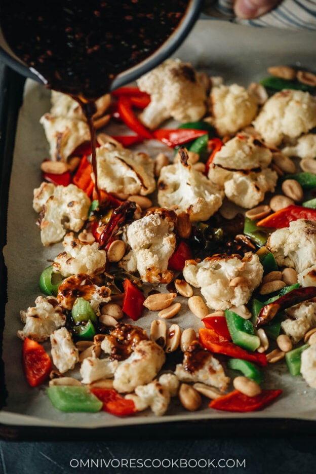 Kung Pao Cauliflower (宫保菜花) - Omnivore's Cookbook