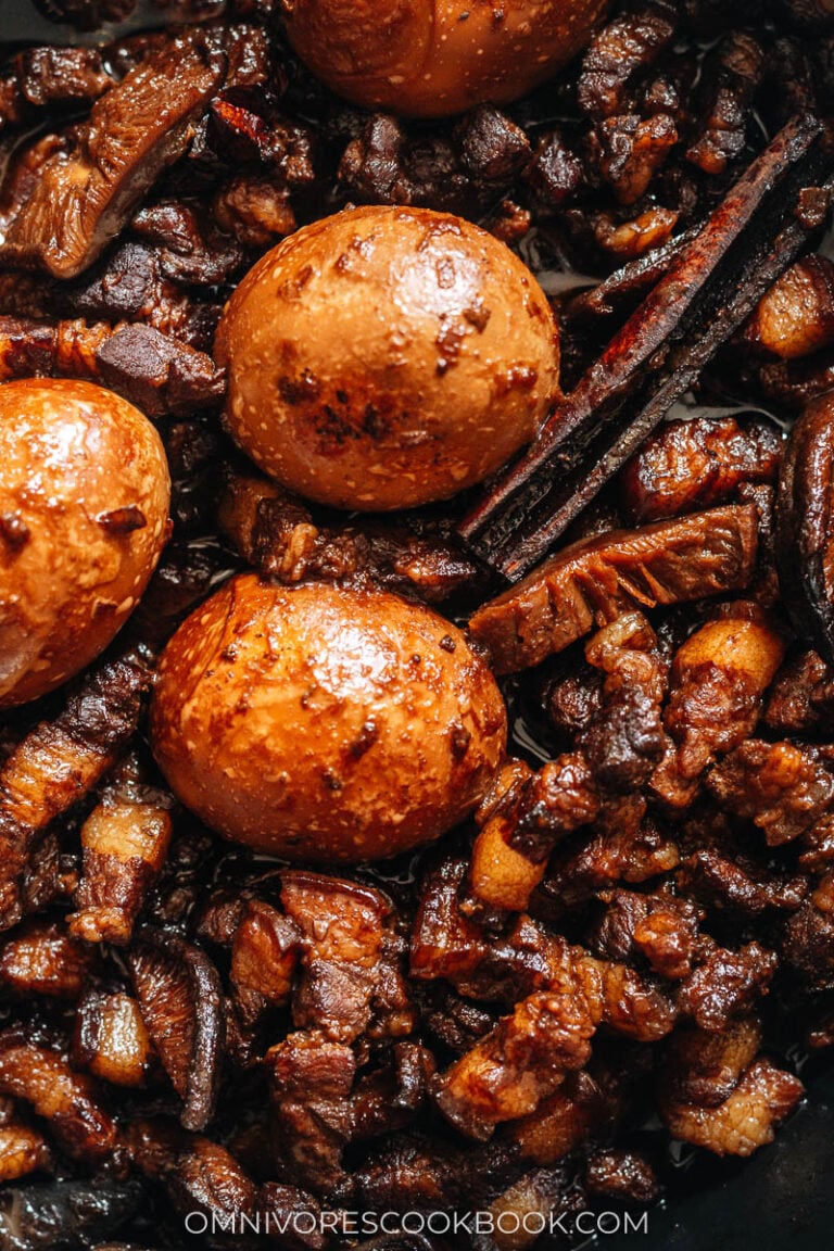 Lu Rou Fan (Taiwanses Pork Rice Bowl) - Omnivore's Cookbook