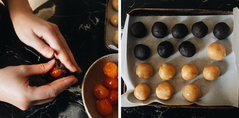 Dan Huang Su (Pastry Mooncake with Salty Egg Yolk, 蛋黄酥) - Omnivore's ...