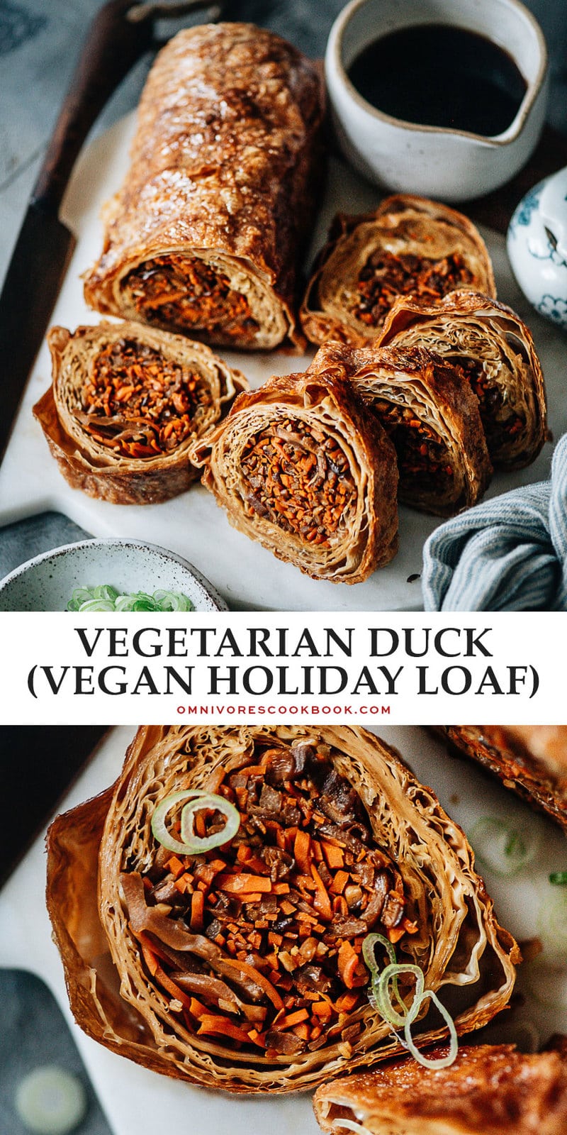 Vegetarian Duck (素鸭) Vegan Holiday Loaf - Omnivore's Cookbook