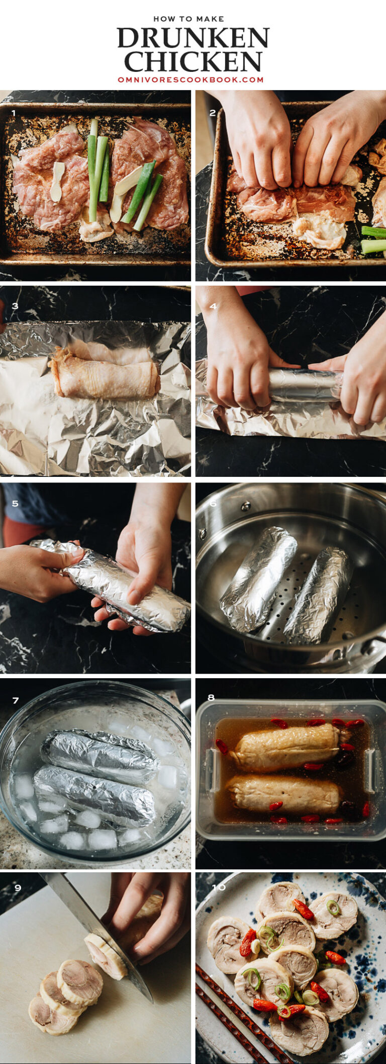 Drunken Chicken (醉鸡) - Omnivore's Cookbook