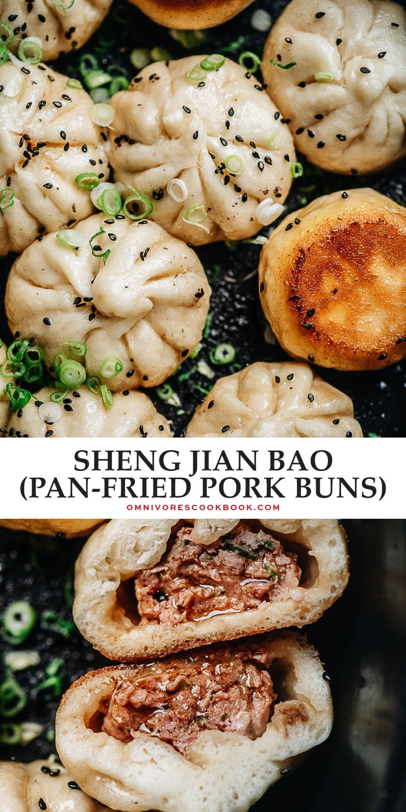Sheng Jian Bao (生煎包, Shanghai Pan-Fried Pork Buns) - Omnivore's Cookbook
