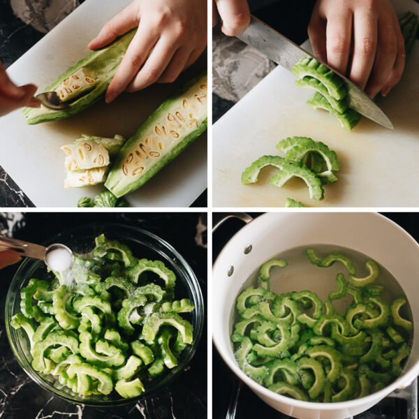 Beef with Bitter Melon (苦瓜炒牛肉) - Omnivore's Cookbook