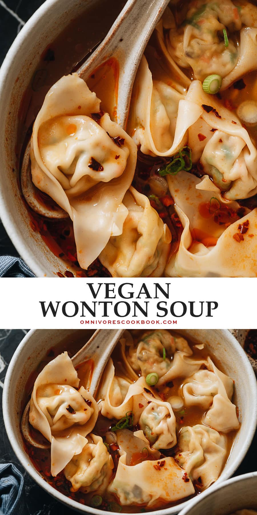 Vegan Wonton Soup - Omnivore's Cookbook