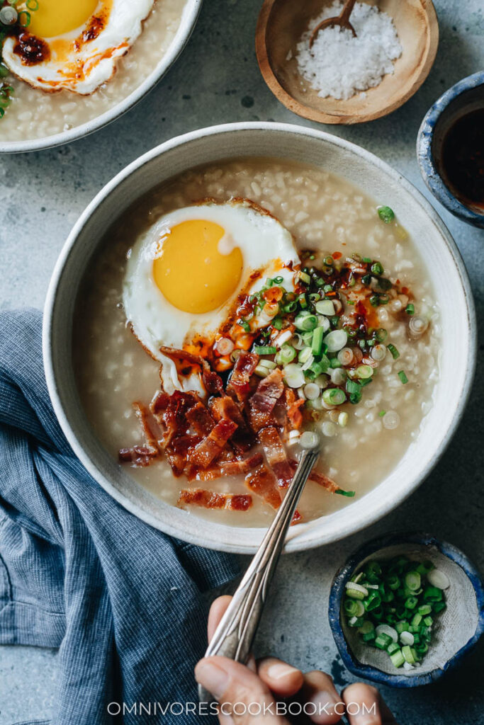 Instant Pot Breakfast Congee - Omnivore's Cookbook