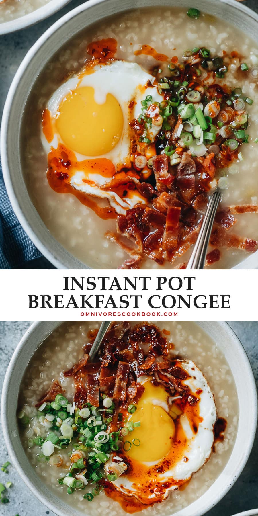 Instant Pot Breakfast Congee - Omnivore's Cookbook