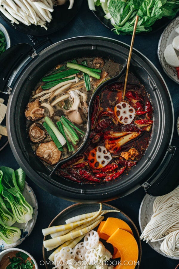 How to Host a Vegetarian Hot Pot Party - Omnivore's Cookbook