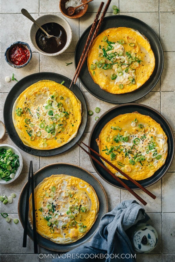 Ji Dan Bing (Chinese Breakfast Pancake, 鸡蛋饼) - Omnivore's Cookbook