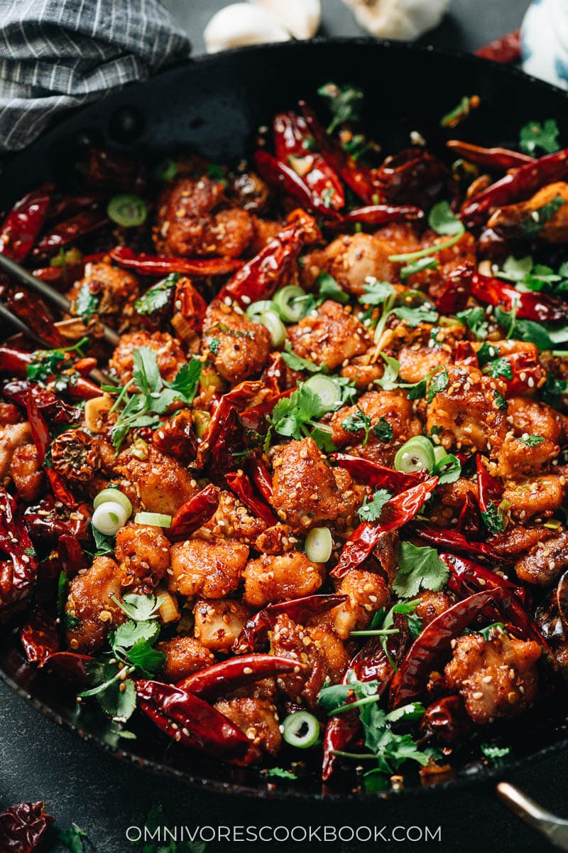 La Zi Ji (Sichuan Mala Chicken, 辣子鸡) - Omnivore's Cookbook