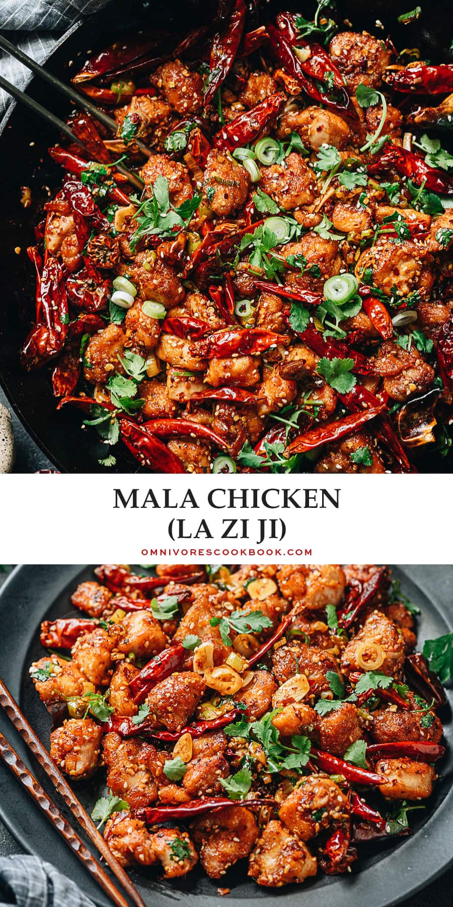 La Zi Ji (Sichuan Mala Chicken, 辣子鸡) - Omnivore's Cookbook