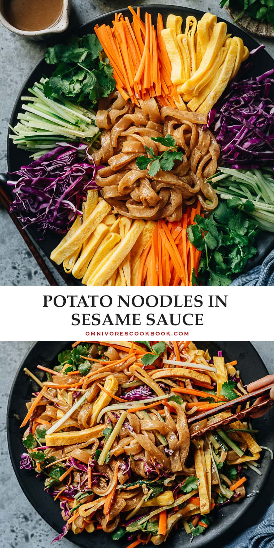 Da La Pi (大拉皮, Northern Chinese Potato Noodles in Sesame Sauce ...