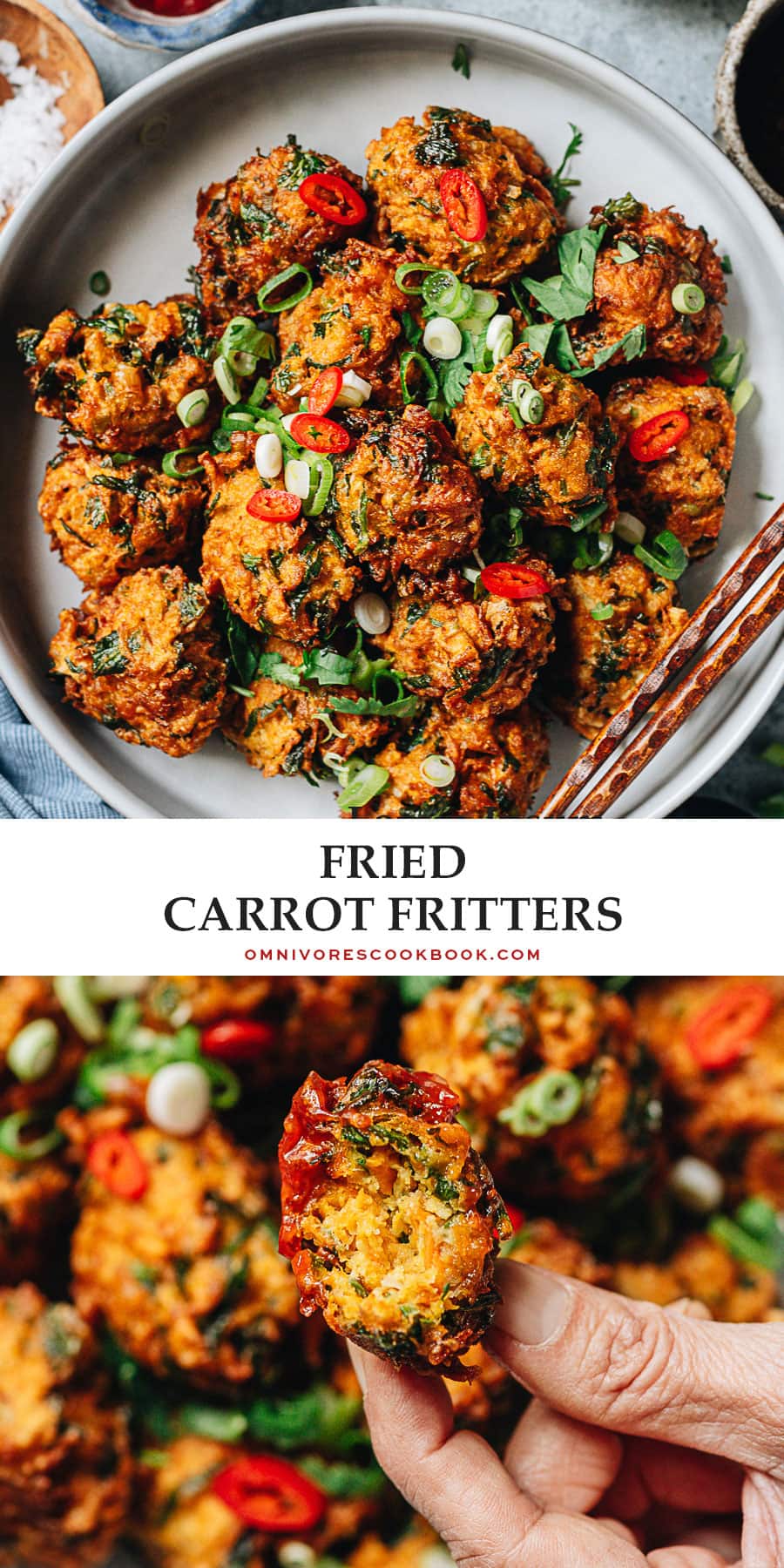 Old-Beijing Fried Carrot Fritters (炸素丸子) - Omnivore's Cookbook