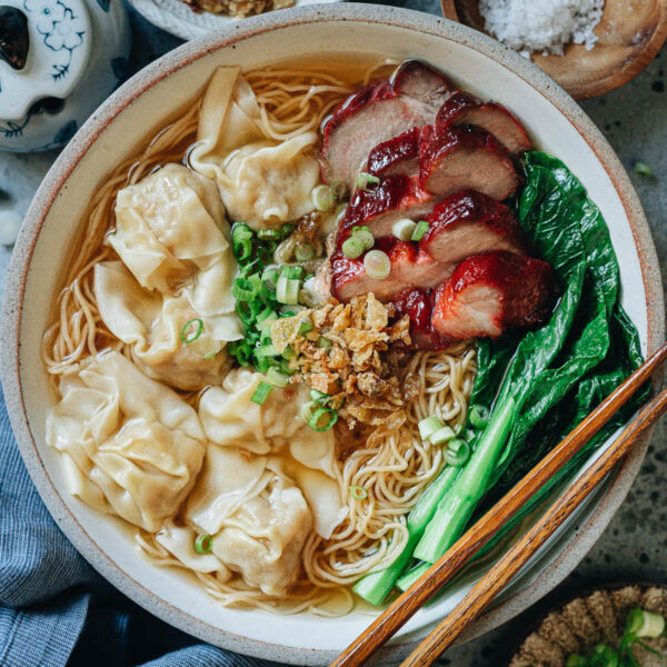 Wonton Char Siu Noodle Soup (叉烧云吞面) - Omnivore's Cookbook