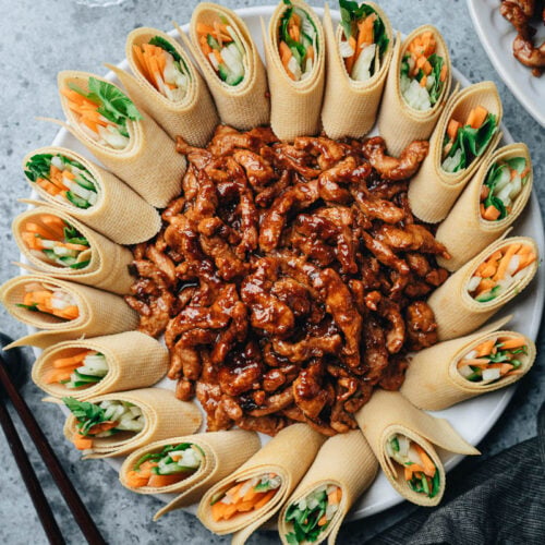 Jing Jiang Rou Si (Peking Shredded Pork, 京酱肉丝)