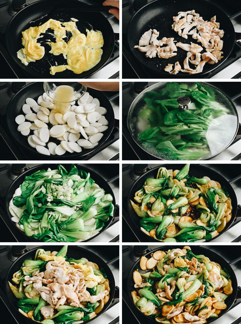Rice Cake Stir Fry (炒年糕, Chao Nian Gao)