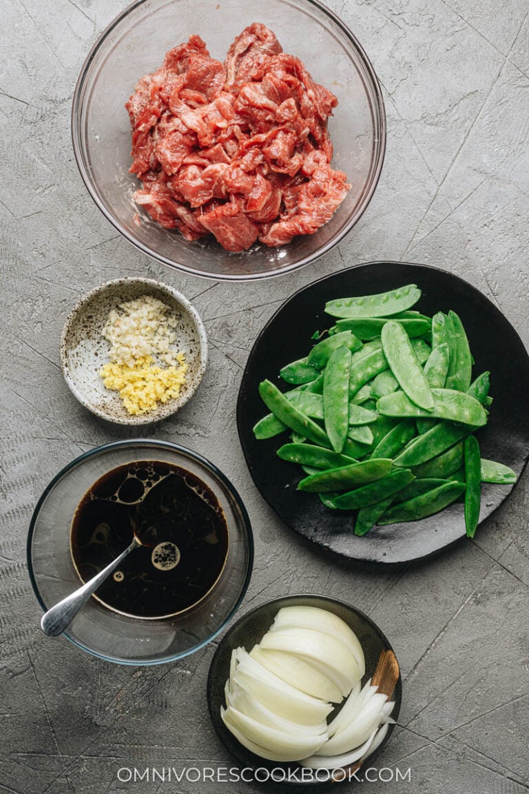Beef with Snow Peas - Omnivore's Cookbook