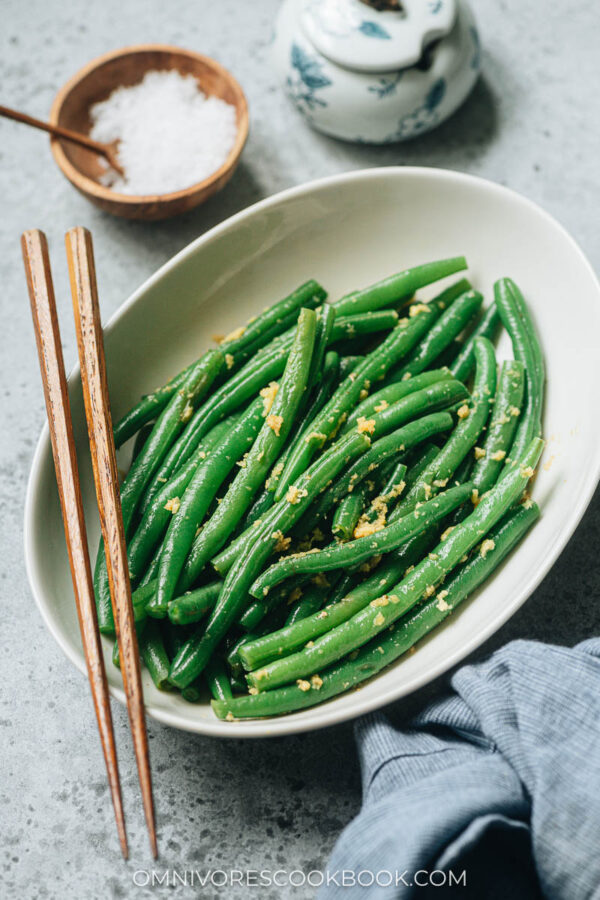 Ginger Green Beans (姜汁豆角) - Omnivore's Cookbook