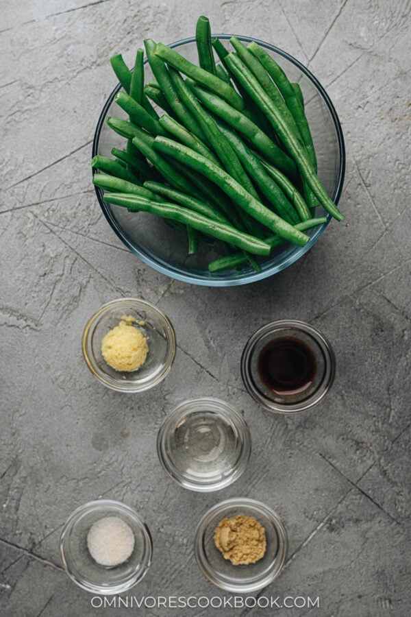 Ginger Green Beans (姜汁豆角) - Omnivore's Cookbook