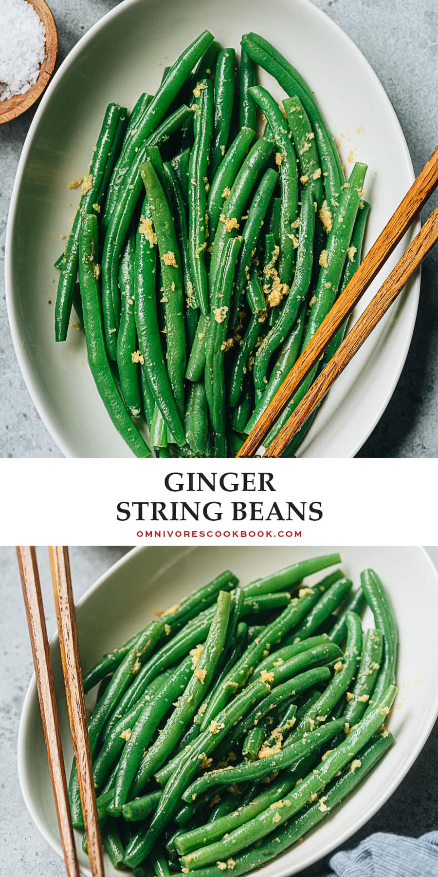 Ginger Green Beans (姜汁豆角) - Omnivore's Cookbook