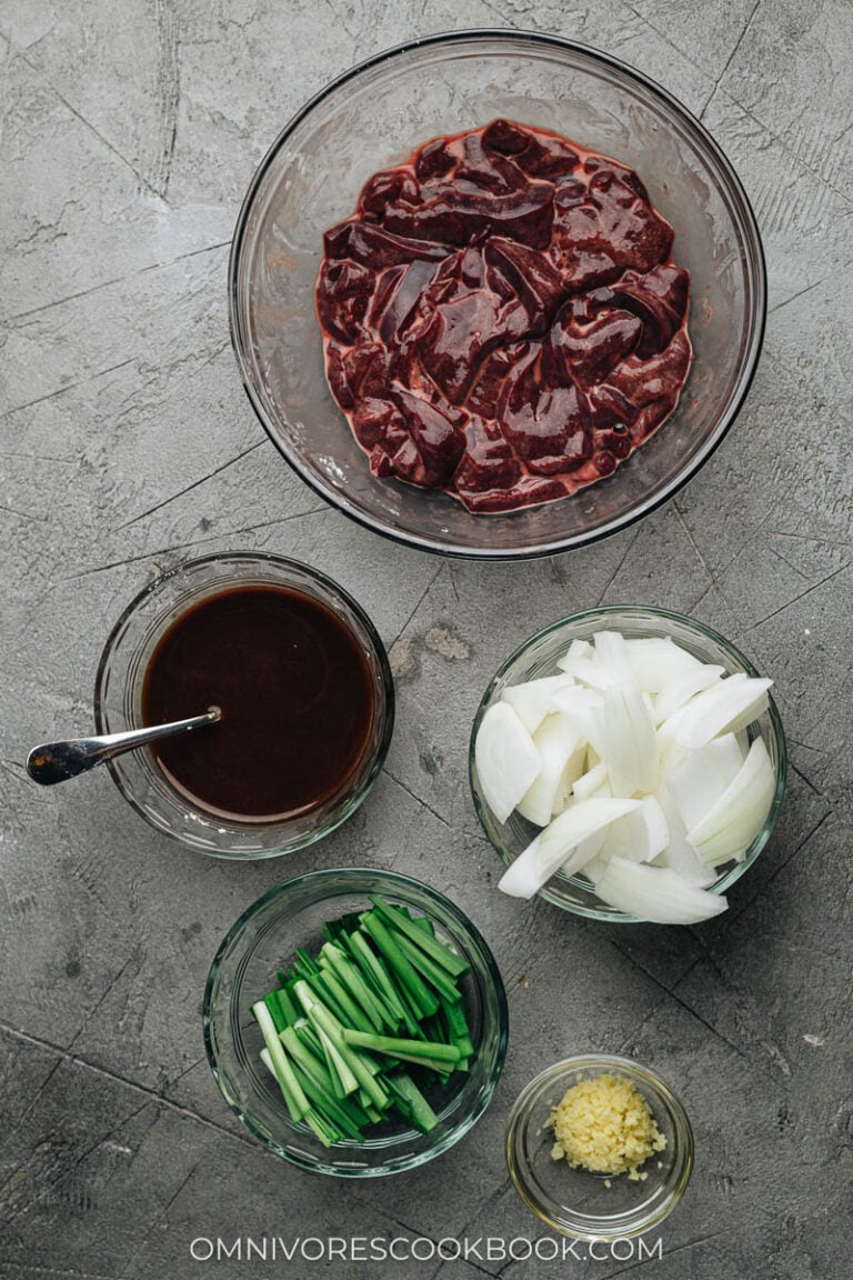 Pork Liver Stir Fry (炒猪肝) - Omnivore's Cookbook