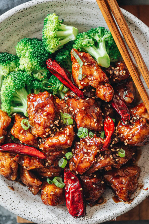 General Tso’s Chicken (Crispy Chicken Without Deep-Frying) - Omnivore's ...